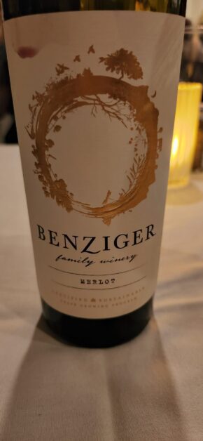 Grits and Wine, Benziger, Family Merlot, California