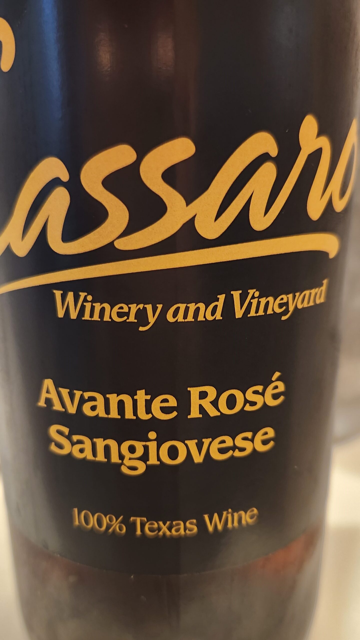 Grits and Wine, Cassaro Avante Rosé