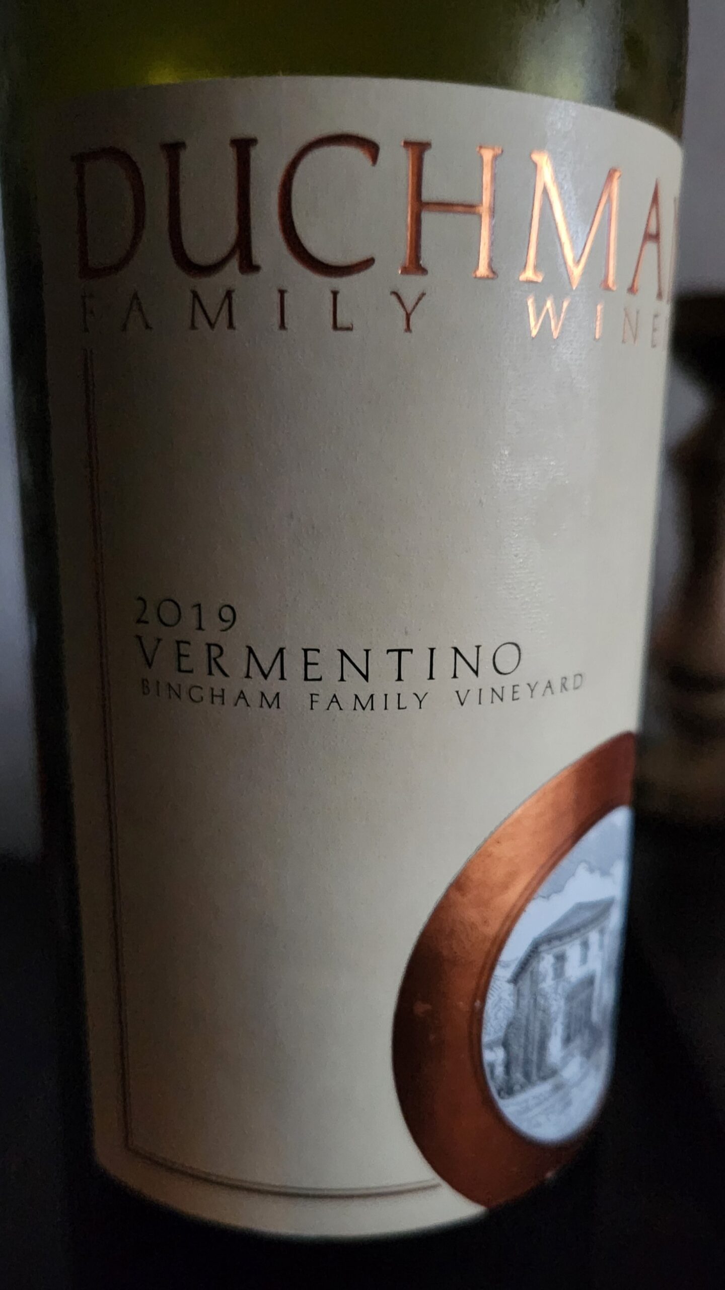 Grits and Wine, Duchman 2019 Vermentino