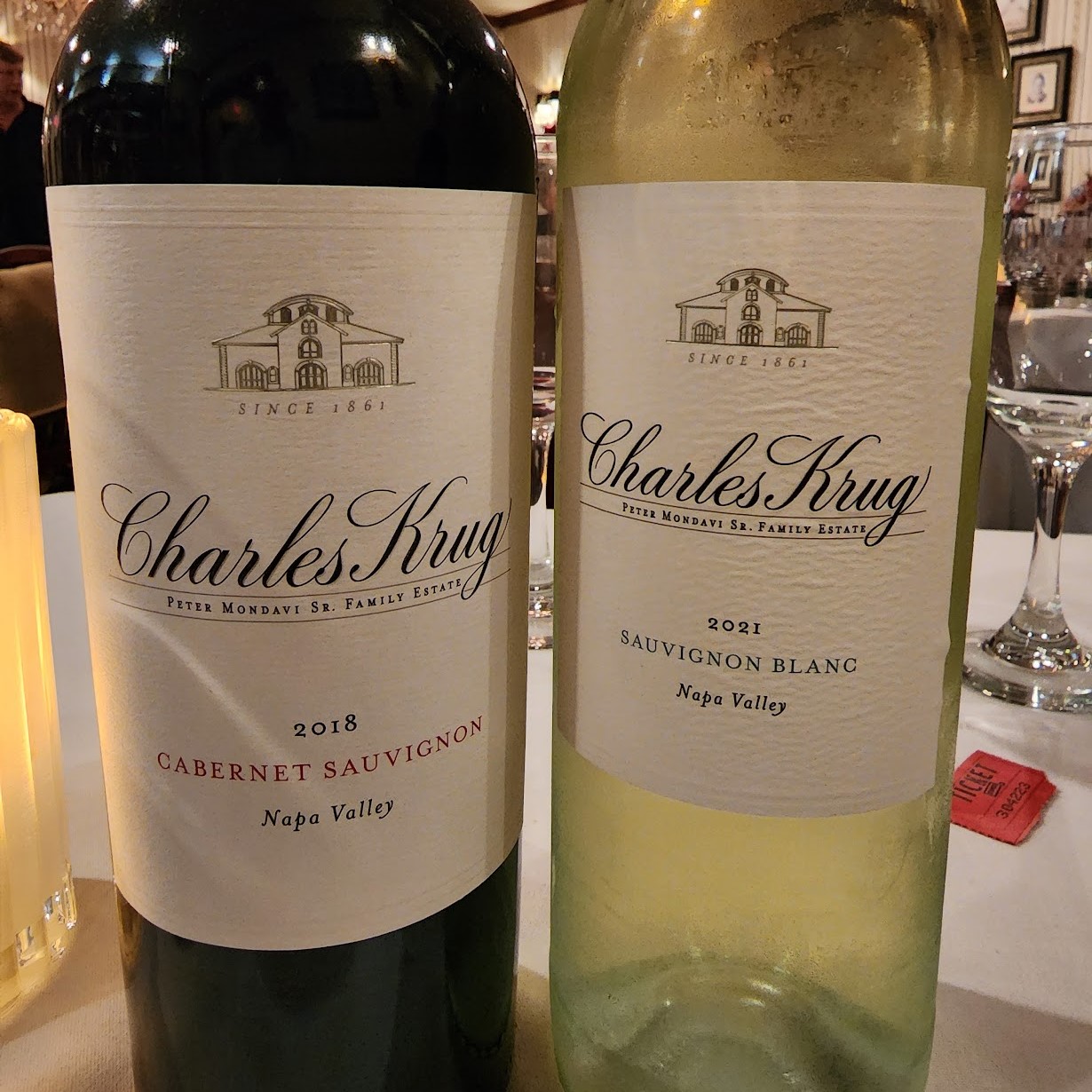 Charles Krug Wine Dinner