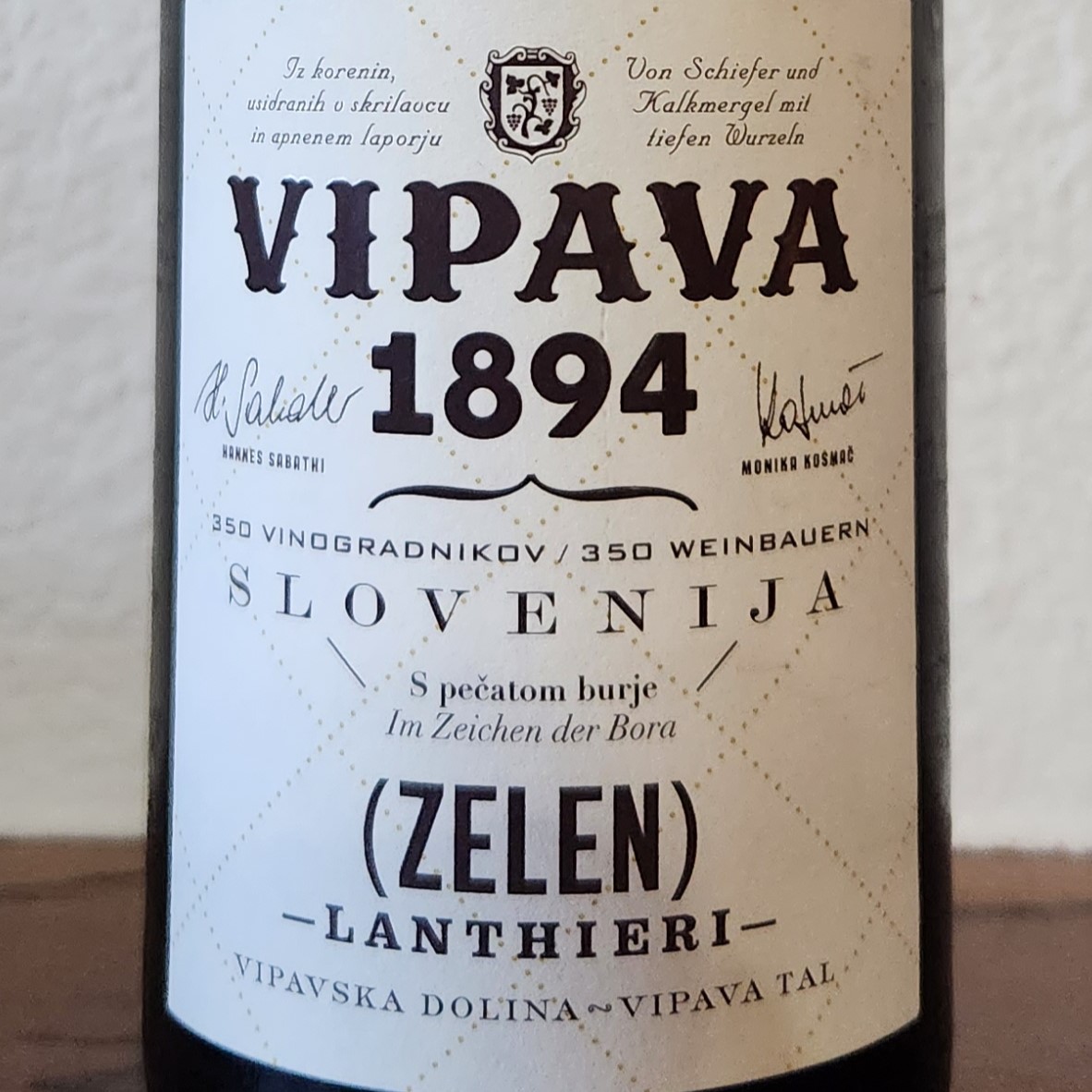 Vipava 1894 - Zelen Lanthieri
